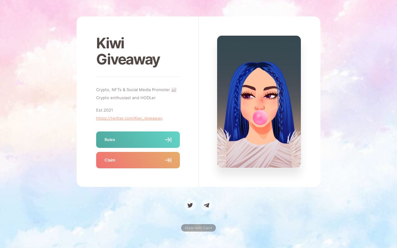 Homepage [kiwi-giveaway.carrd.co]
